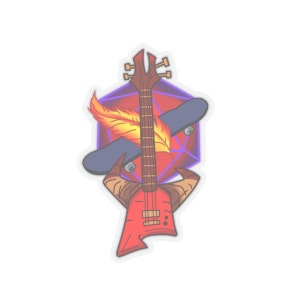 Fig Faeth D20 Guitar Skateboard Ida Aguefort Feather Fantasy High ...