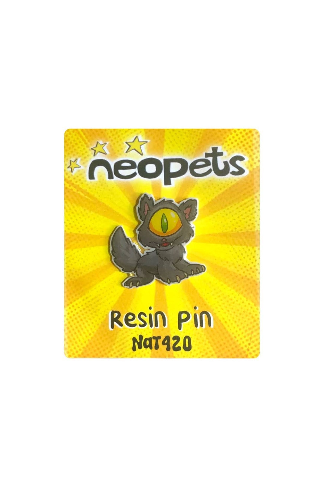 Meowclops Neopets Faerie Paintbrush Nostalgia 90s Kid Resin Pin - Etsy