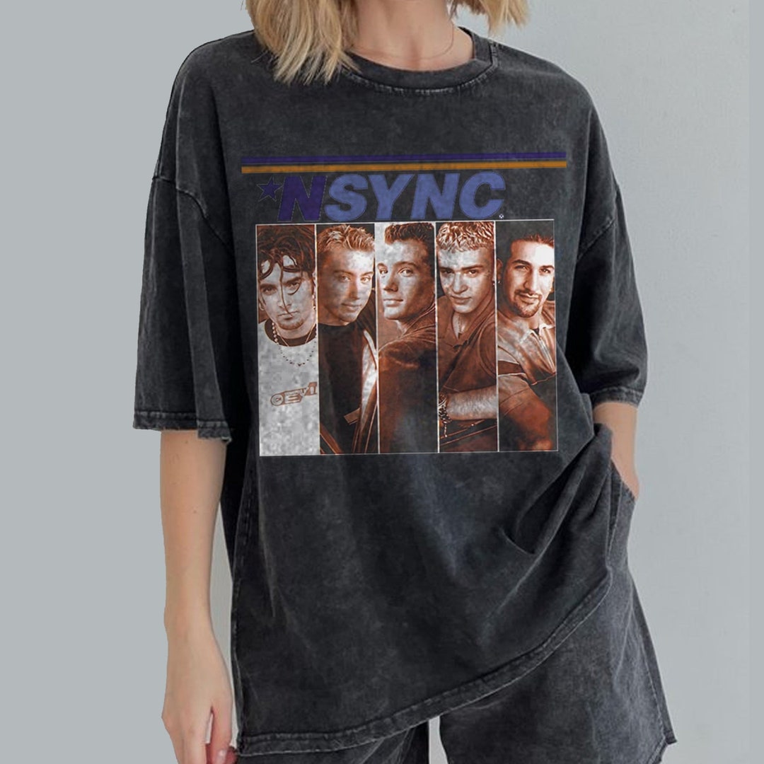 Comfort Color Vintage Nsync Boy Band 90s Shirt in My Nsync - Etsy