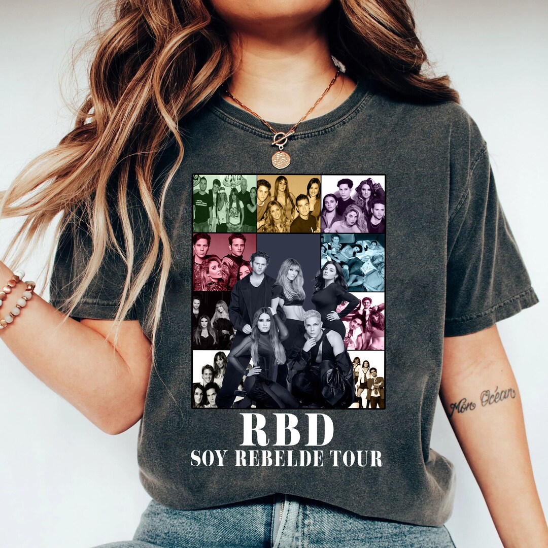RBD Soy Rebelde T-shirt Rebelde Tour Merch Vintage 90s - Etsy