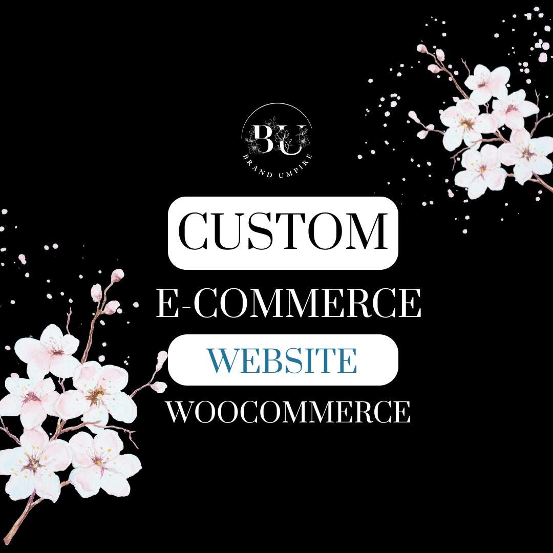 Ecommerce Website Design, Custom Wordpress Woocommerce Web Design ...