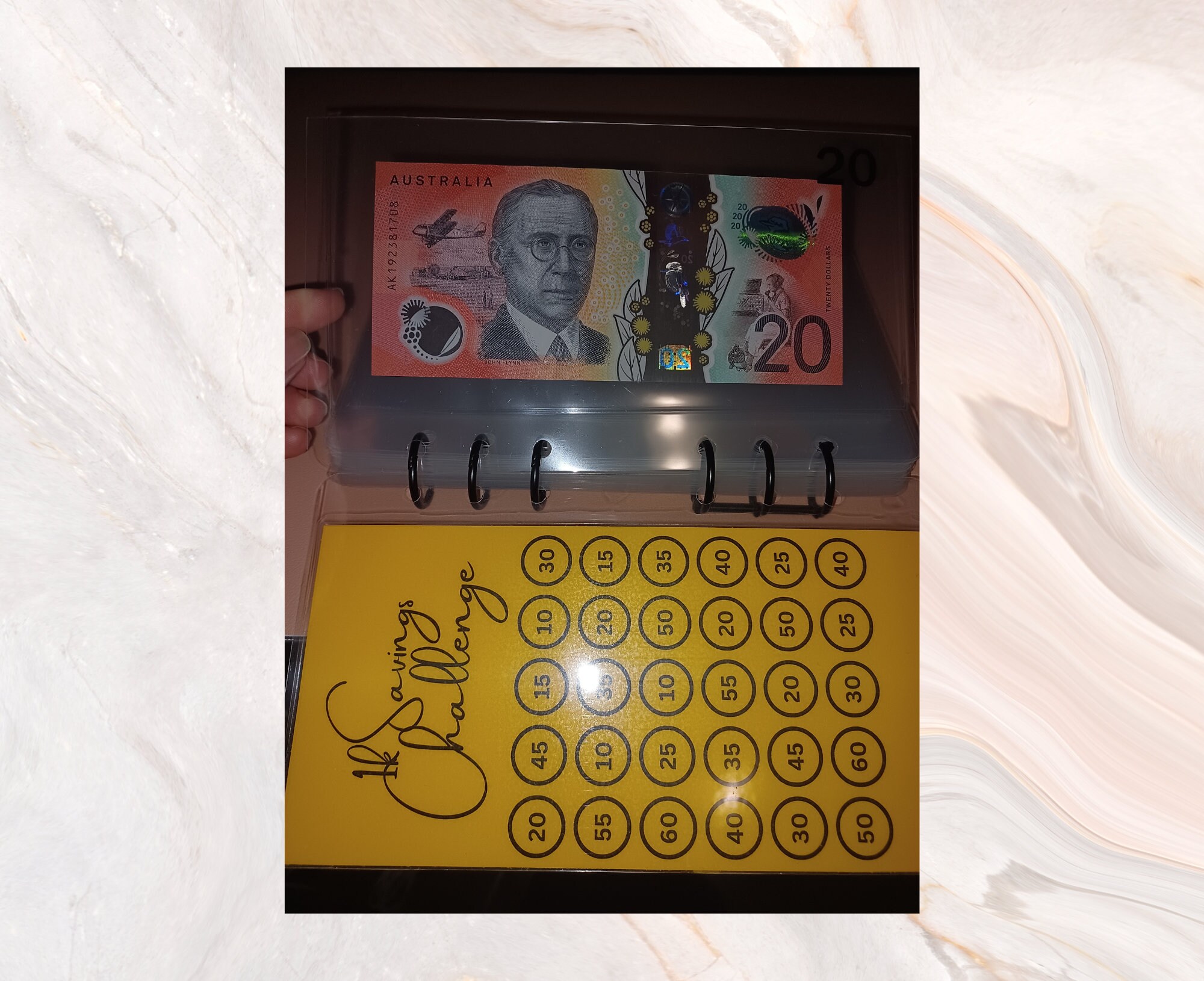 1k Savings Challenge Binder Save 1000 Budget Envelopes Money Envelope ...