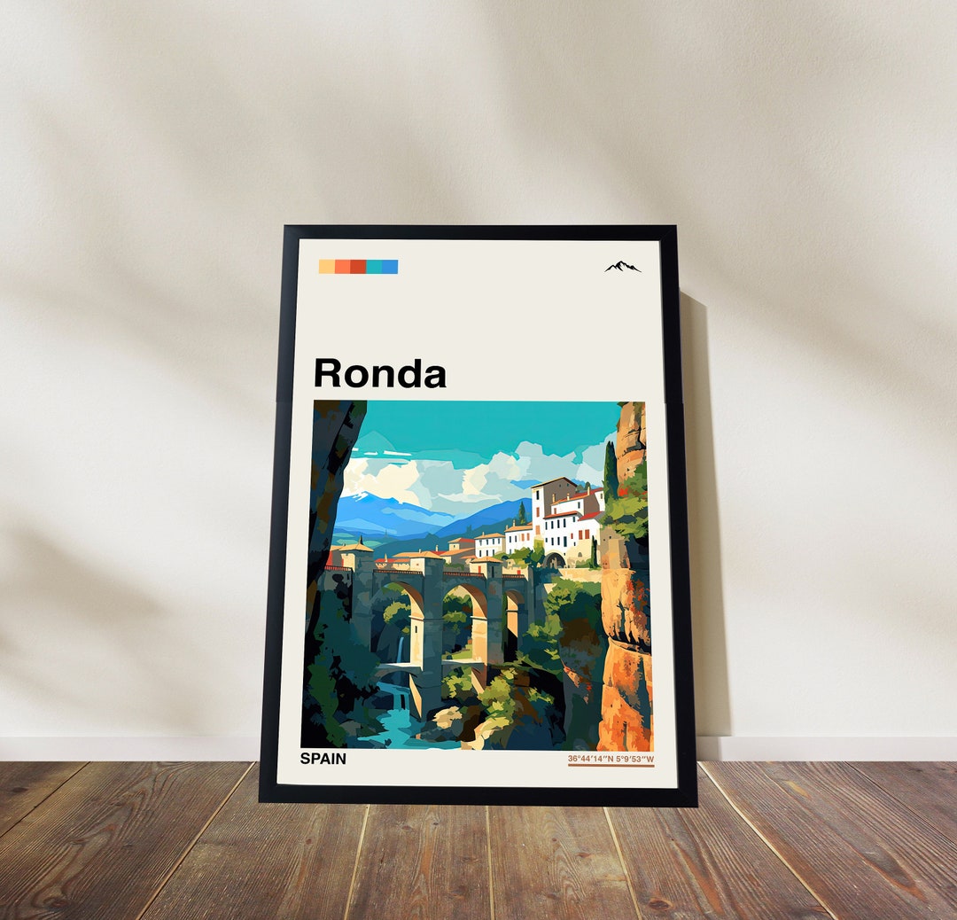 Ronda Poster Ronda Travel Poster Ronda Print Ronda - Etsy
