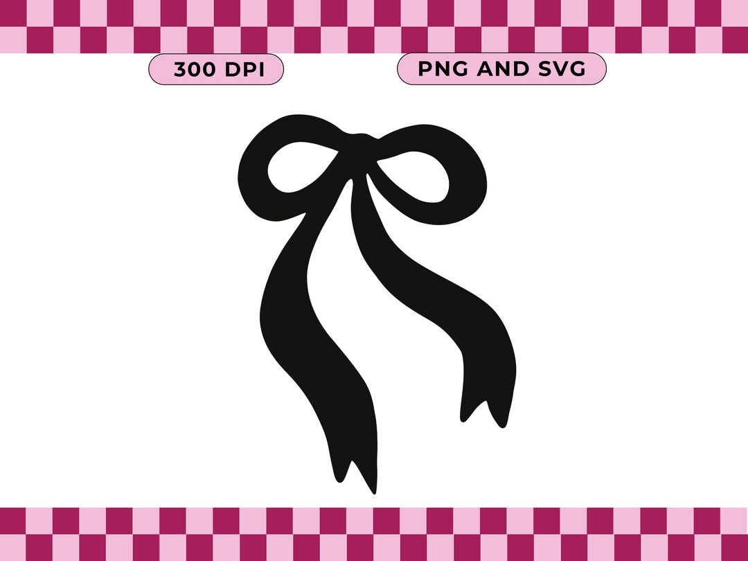 Bows Svg Decorative Bow Graphic, Digital SVG & PNG Files, Downloadable ...