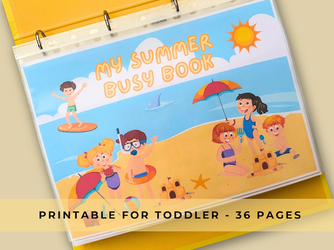 Busy Book Toddler, Learning Binder Printable, Preschool Activities ...