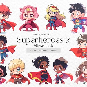 Superhero Clipart Kids Superheroes Clipart, Superhero Boys and Girls ...