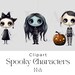 Halloween Clipart Bundle 20 Pngs, Character Designs, Digital Download ...
