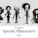 Halloween Clipart Bundle 20 Pngs, Character Designs, Digital Download ...