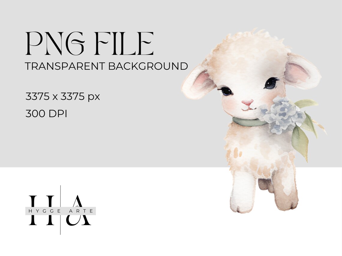 Sheep Watercolor Clipart for Nursery Decor, Printable Animal Farm ...