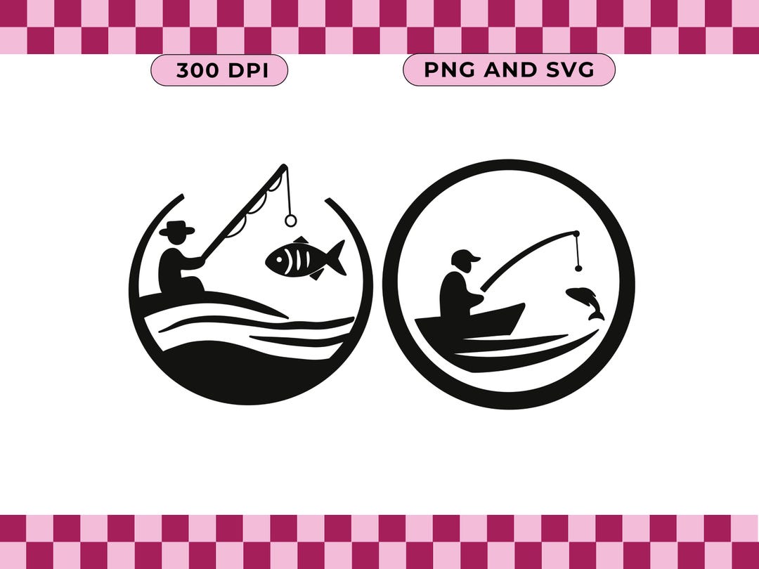 Fishing Svg - Fish Vector, Digital SVG & PNG Files, Downloadable ...