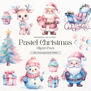 Christmas Clipart Mega Bundle 200 Pngs With Transparent Background ...