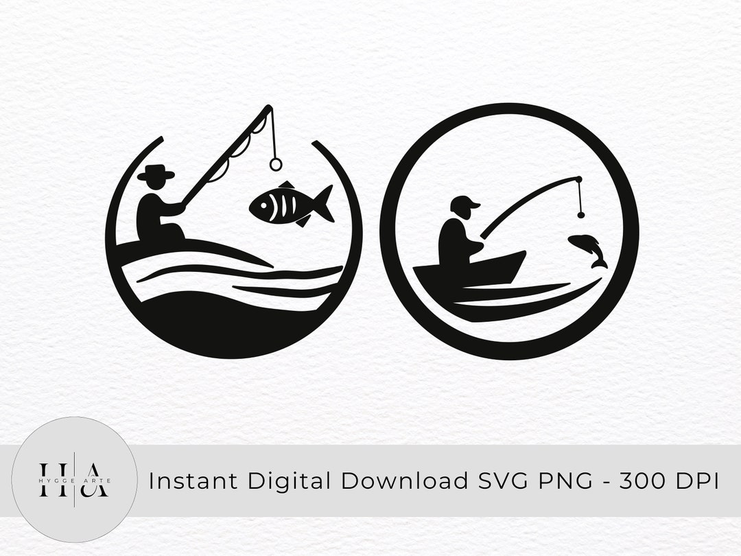Fishing Svg Fish Vector, Digital SVG & PNG Files, Downloadable Fishing ...