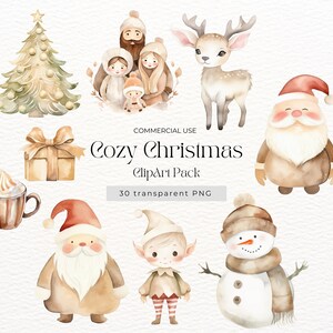 Christmas Clipart Mega Bundle 200 Pngs With Transparent Background ...