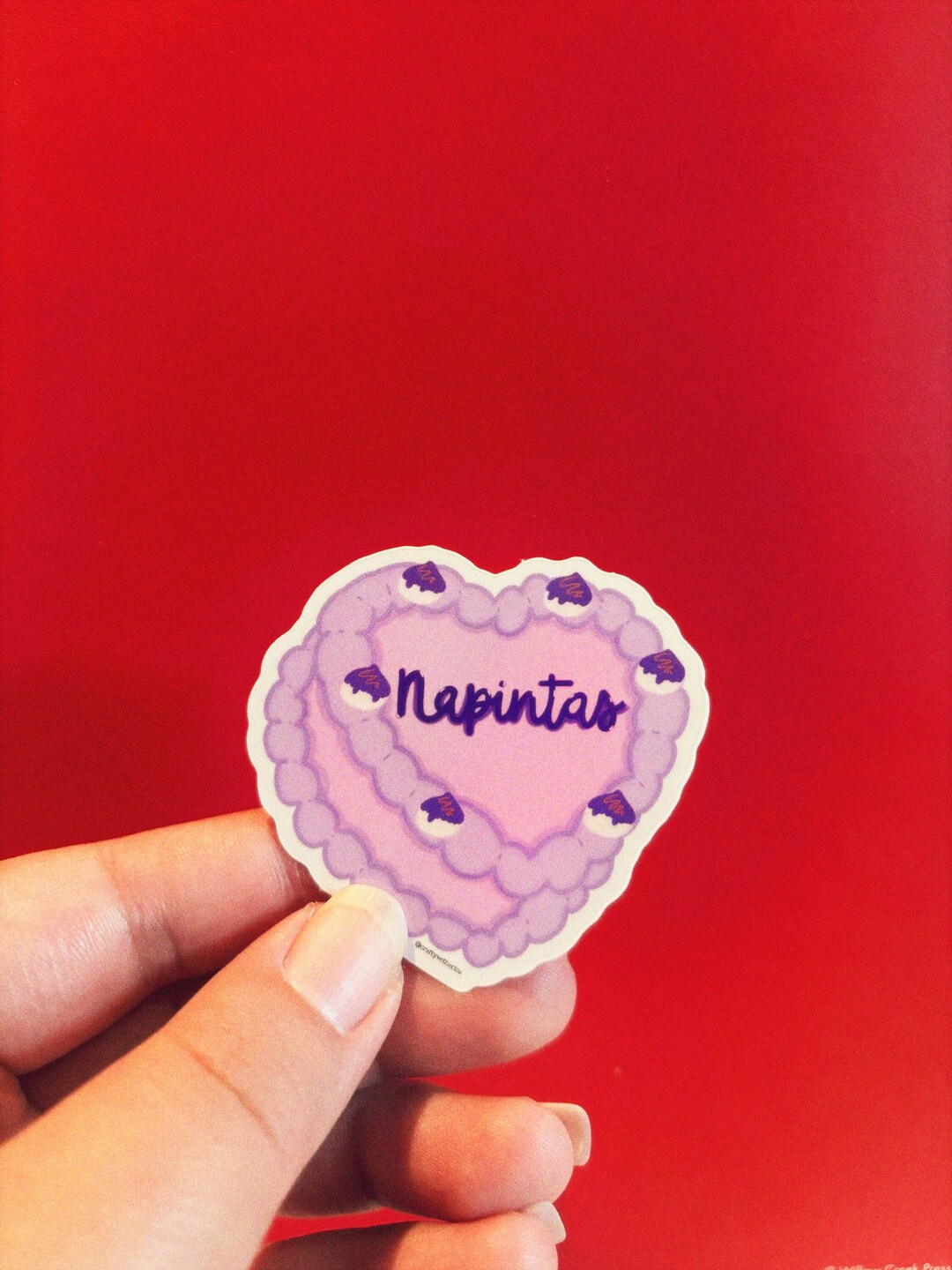 Ube Cake, Napintas/beautiful, Filipino Inspired Stickers -- UV, Water ...