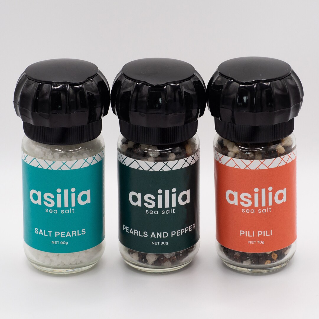 Gourmet Salt Grinder Gift Set-box - Etsy