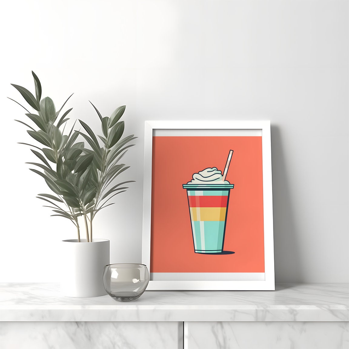 Soda Wall Art, Slushie, Float, Printable Art, Vintage Art Print ...