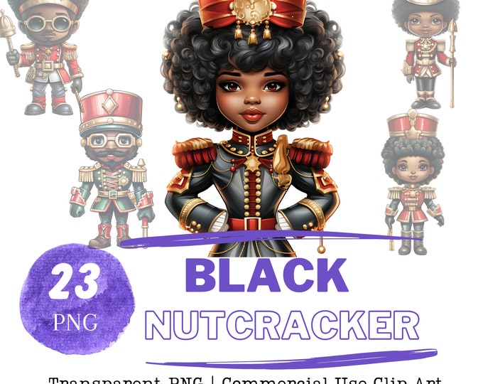 African American Nutcracker Clipart PNG, Christmas Decoration Clip Art ...