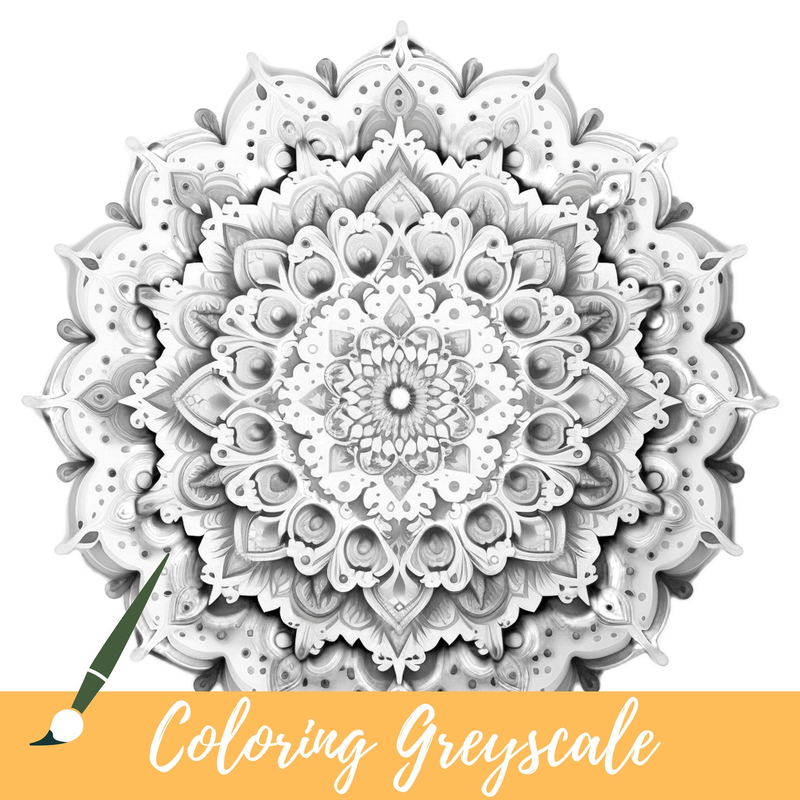 Color by Number for Adult Mandala Paint by Number - Etsy