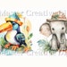 35 Cute Baby Animal Coloring Pages for Adults,grayscale Coloring Book ...