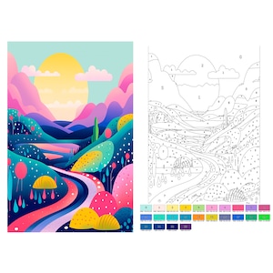 Color by Number for Adult, Paint by Number Printable, 5 Mystical ...