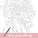 Color by Number for Adult, Paint by Number Printable,flower & Woman ...