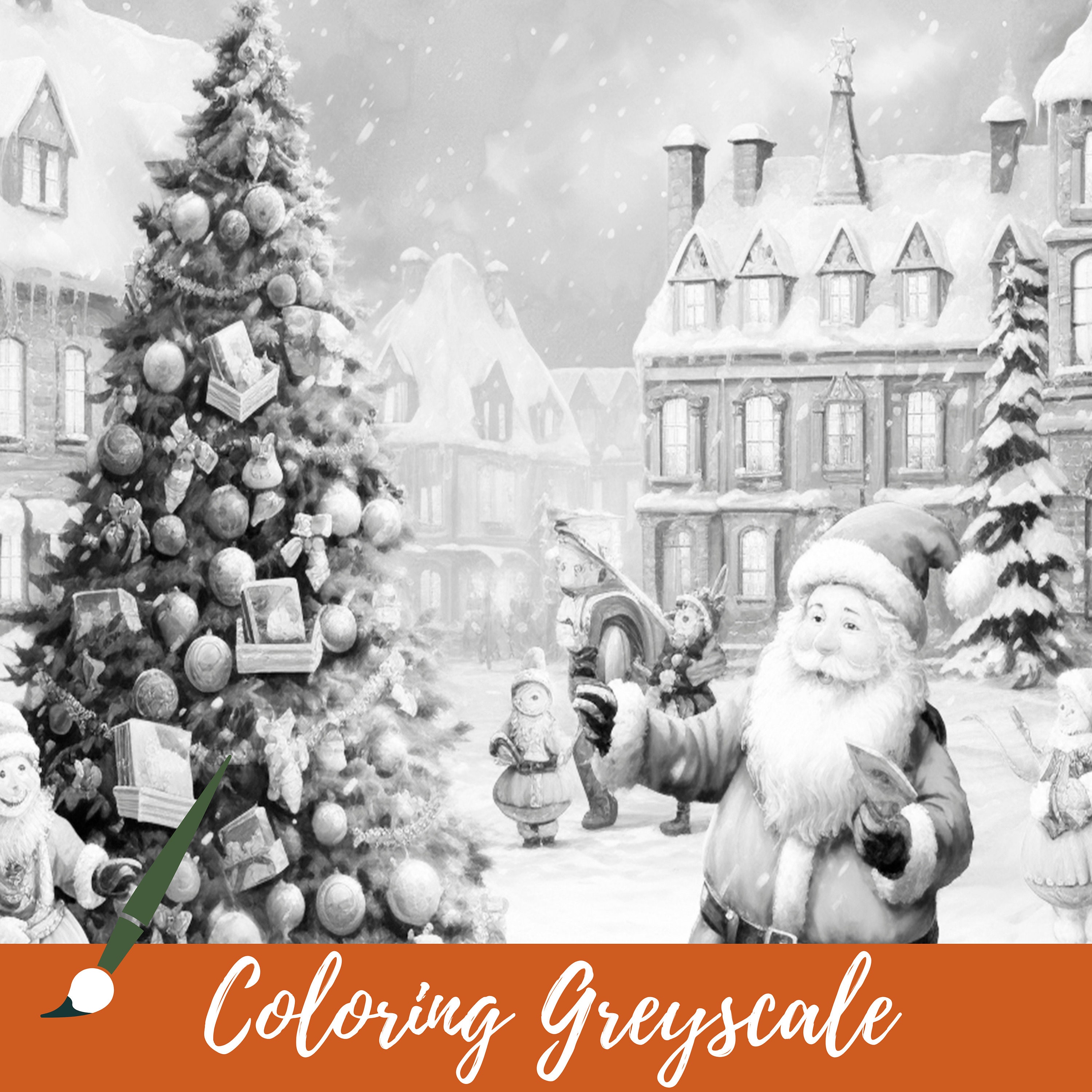 Color by Number for Adult,paint by Number Printable,christmas Santa ...