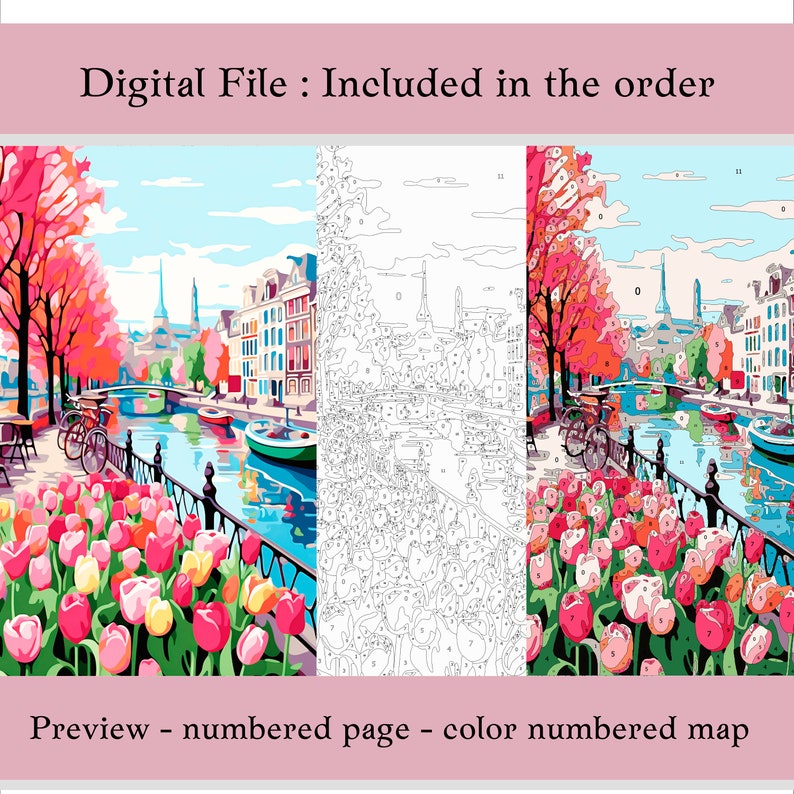 Color by Number for Adult Paint by Number Printable - Etsy