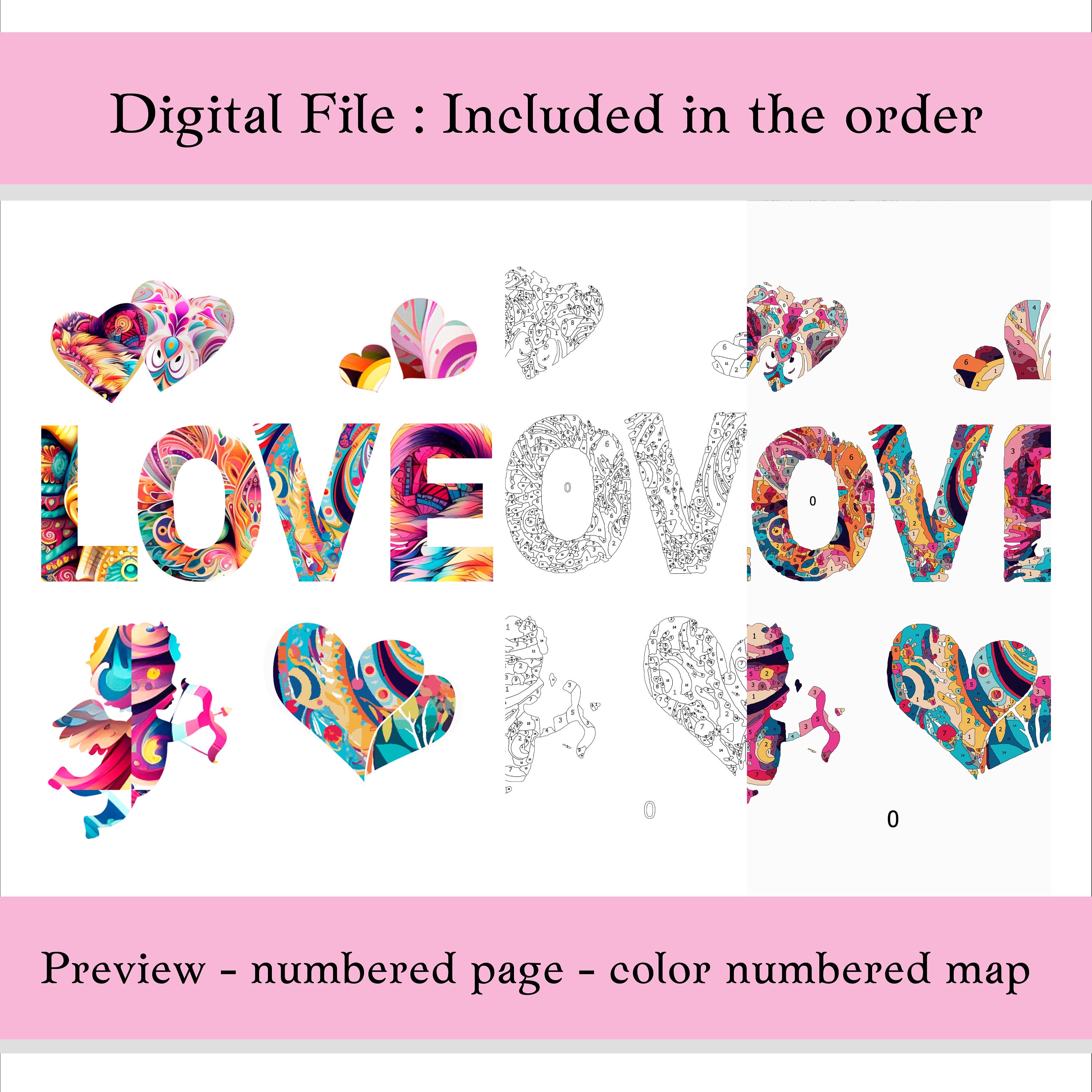 Color by Number for Adult, Paint by Number Printable, Quote Mandala ...