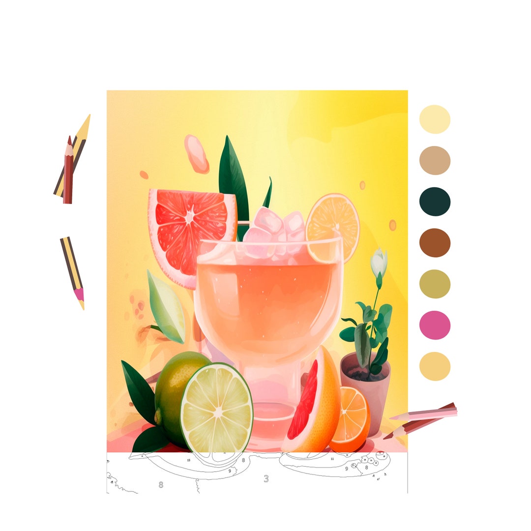 Color by Number for Adult, Paint by Number Printable,beautiful ...