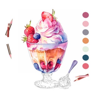 Color by Number for Adult,paint by Number Printable, Macarons, Coloring ...