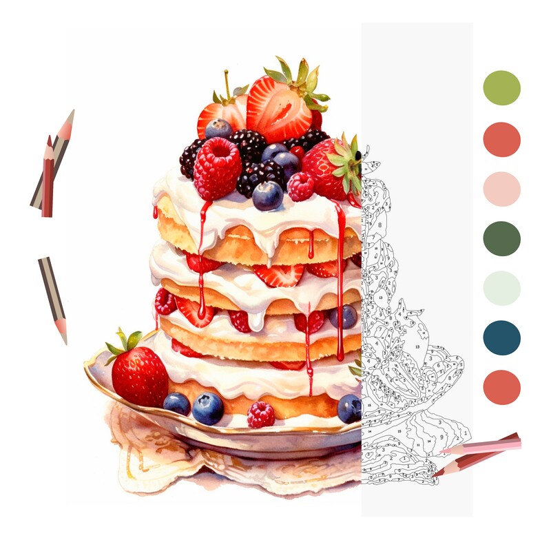 Adult Color by Number Books - Etsy