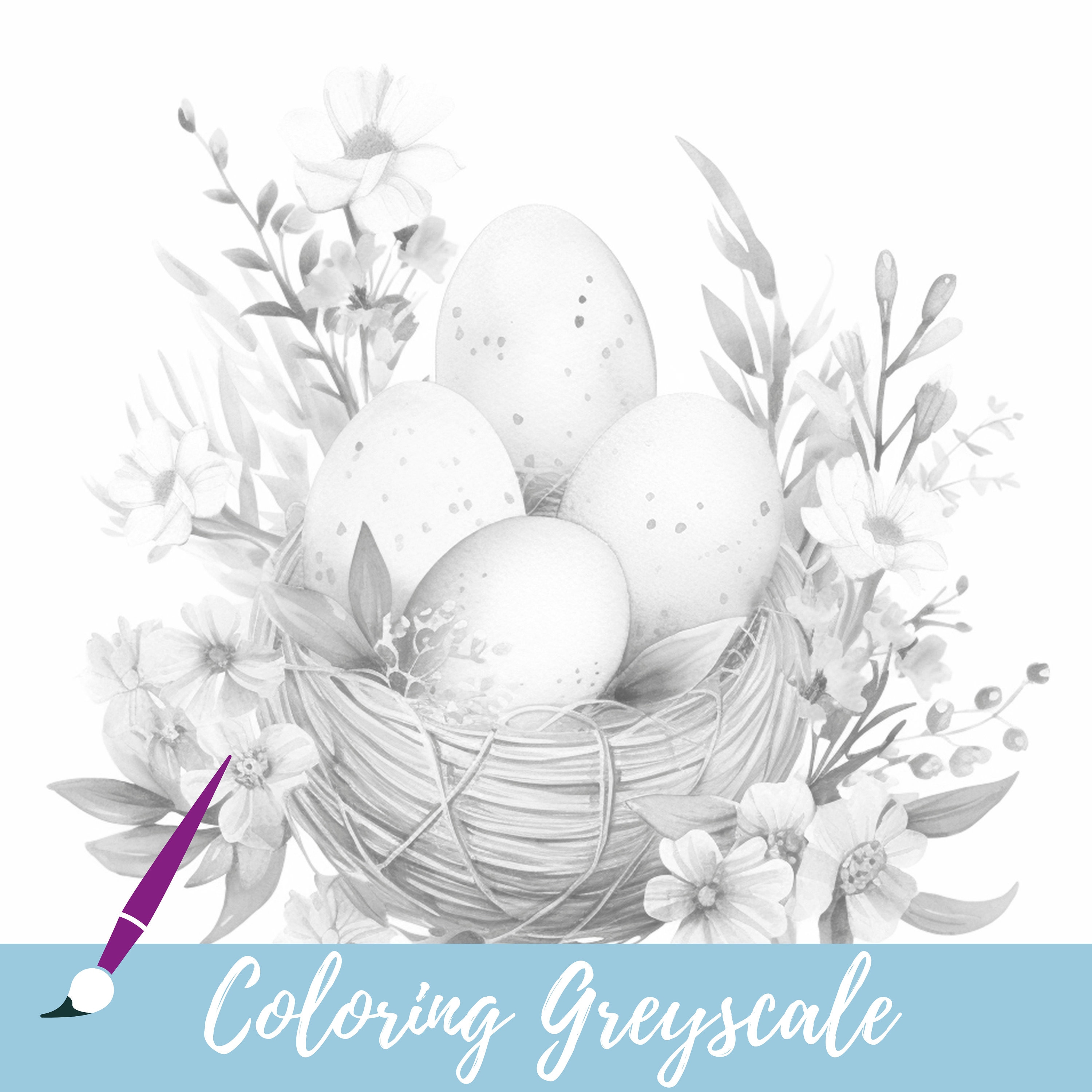Color by Number for Adult, Paint by Number Printable,easter Decoration ...