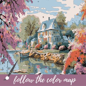 Color by Number for Adult, Paint by Number Printable,beautiful ...