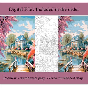 Color by Number for Adult, Paint by Number Printable,beautiful ...