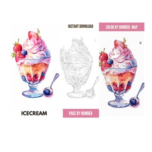 Color by Number for Adult,paint by Number Printable, Macarons, Coloring ...