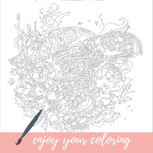Color by Number for Adult, Paint by Number Printable, Sea Turtle ...