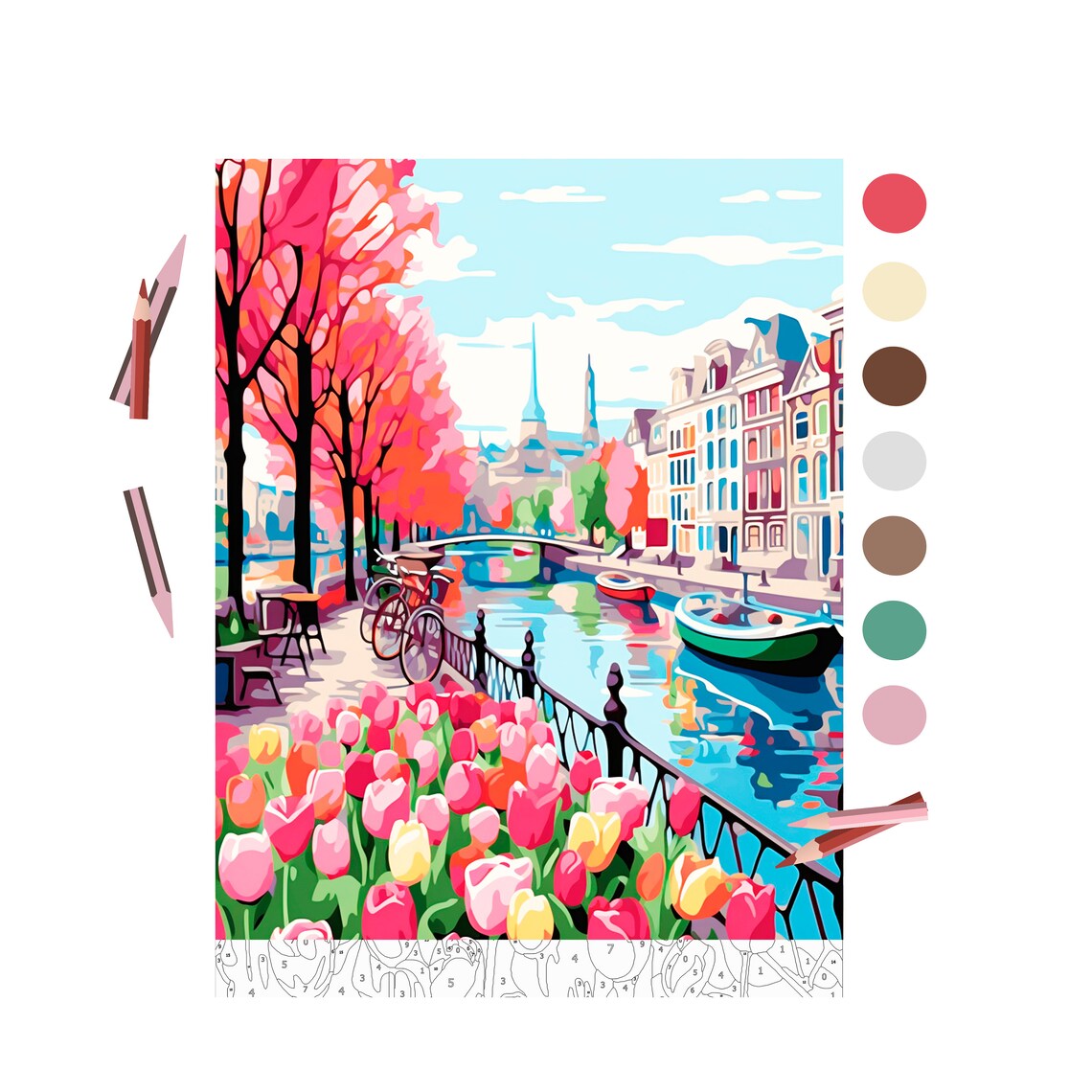 Color by Number for Adult Paint by Number Printable - Etsy