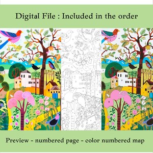 Color by Number for Adult,paint by Number Printable, Travel City ...