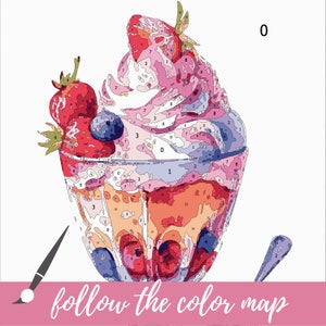 Color by Number for Adult,paint by Number Printable, Macarons, Coloring ...