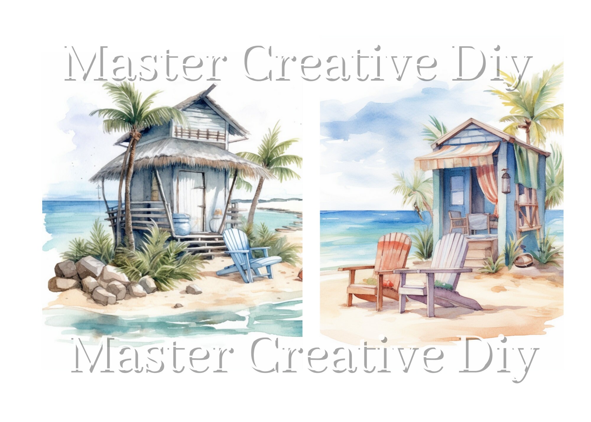 50 Beach House Coloring Book Adults Coloring Pages Instant - Etsy