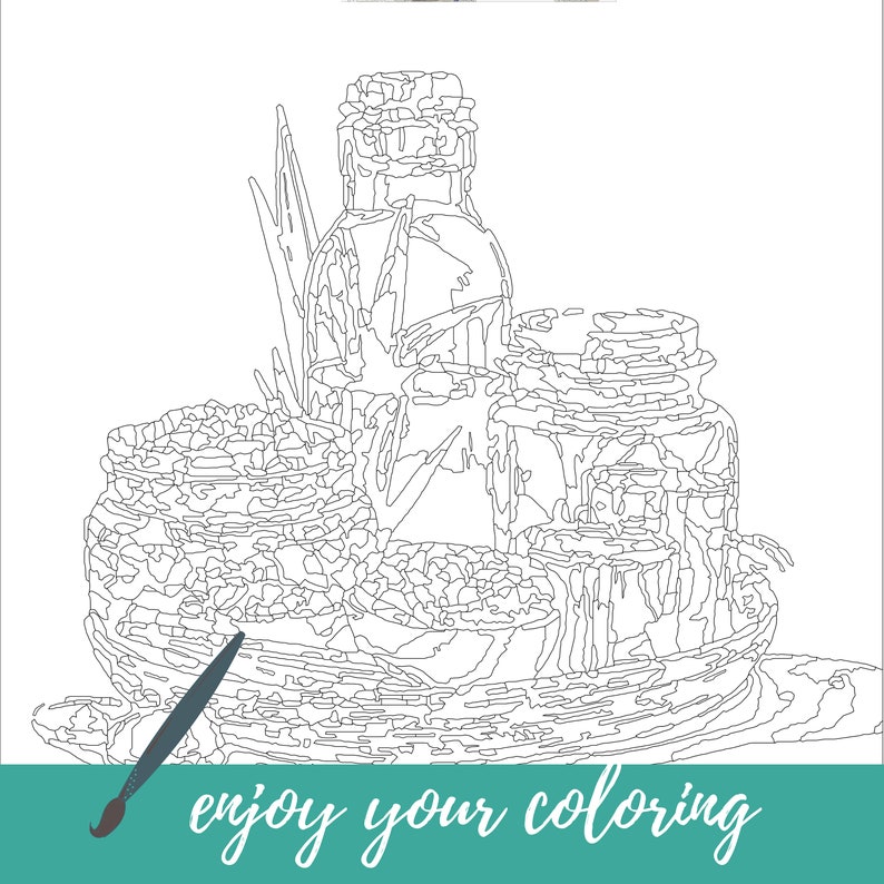 Color by Number for Adult, Paint by Number Printable,home Decor Spa Day ...