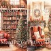 30 Christmas Interior Design Coloring Book - Adults Coloring Pages ...