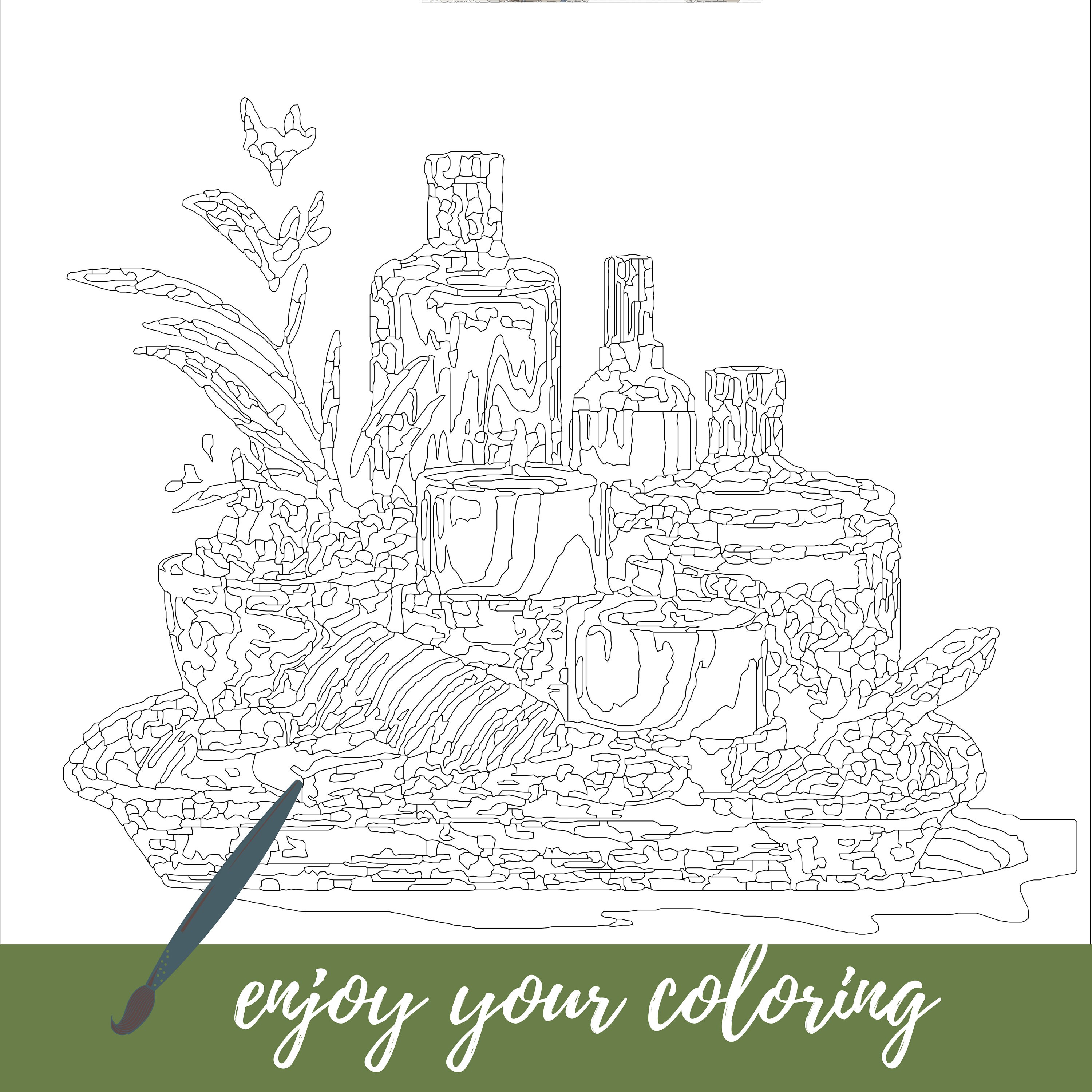 Color by Number for Adult, Paint by Number Printable,home Decor Spa Day ...