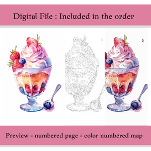 Color by Number for Adult,paint by Number Printable, Macarons, Coloring ...