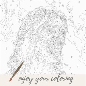 Color by Number Printable,paint by Number Adult,jesus Christ for Pray ...