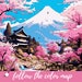 Color by Number for Adult, Paint by Number Printable, Japanese Garden ...