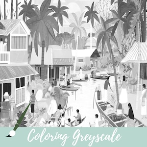 Color by Number for Adult, Paint by Number Printable,travel City in ...