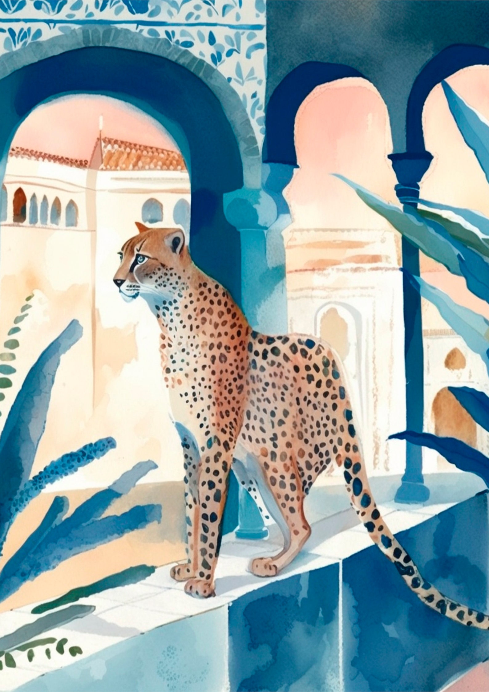 Color by Number for Adult, Paint by Number Printable, Cheetah in ...