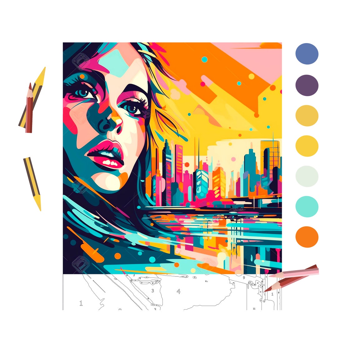 Color by Number for Adult, Paint by Number Printable,mandala Woman ...