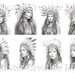 50 Woman Native American Coloring Book Adults Coloring Pages, Instant ...
